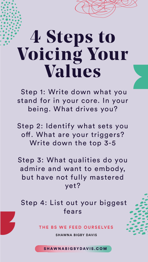 Voicing Your Values - Shawna Bigby Davis