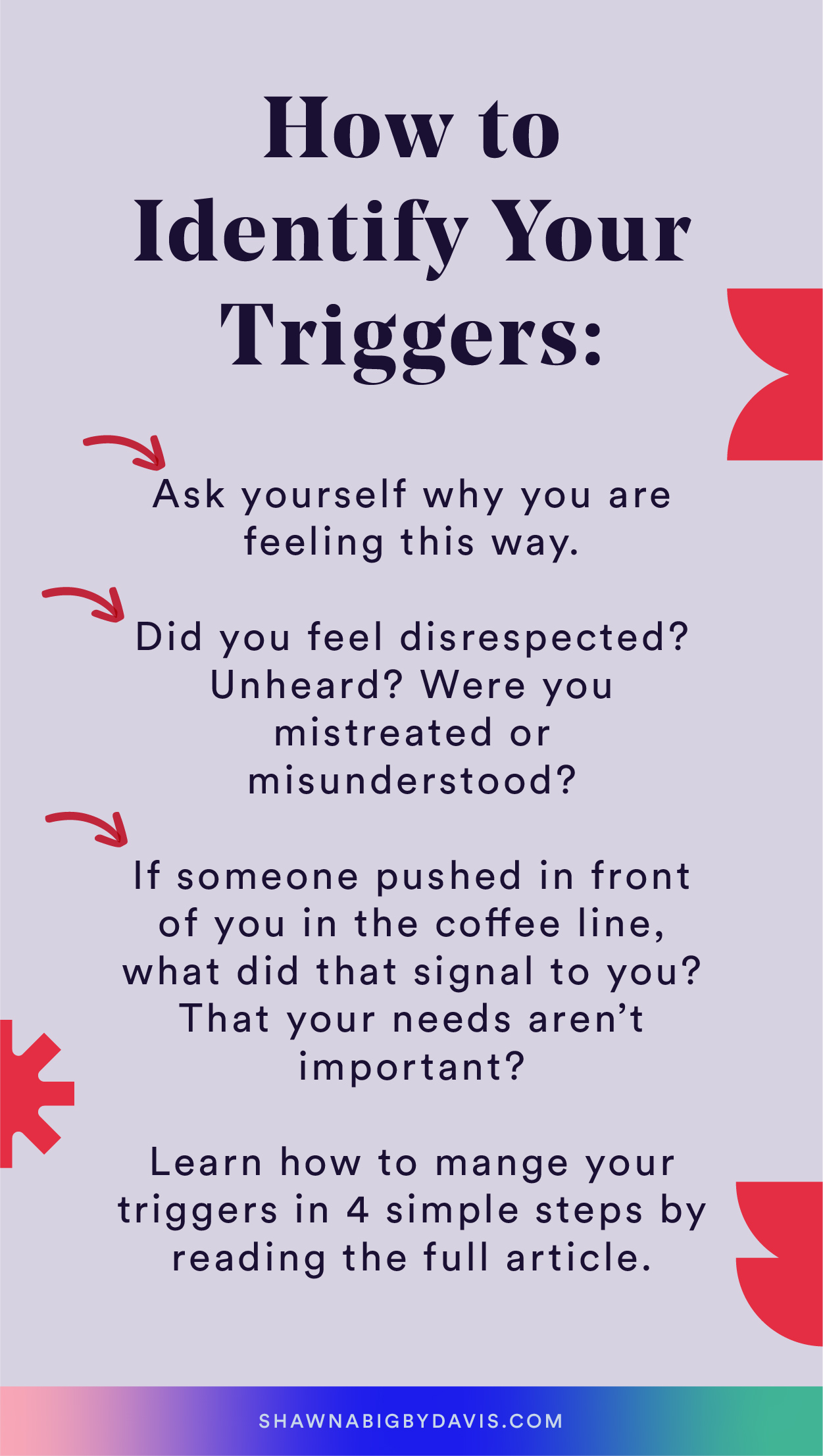 4 Steps to Controlling Your Anger Triggers - Shawna Bigby Davis