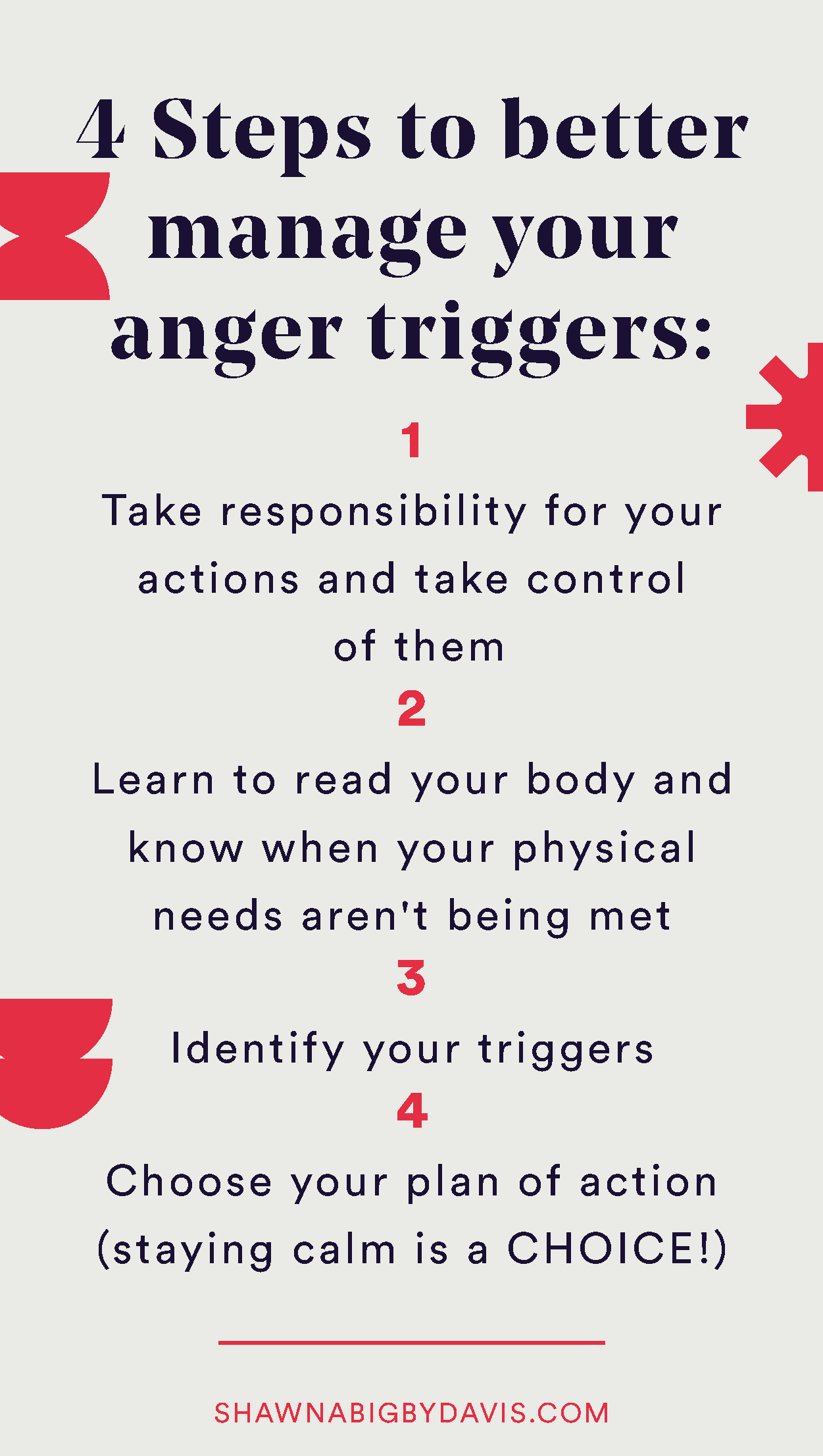 4 Steps to Controlling Your Anger Triggers - Shawna Bigby Davis