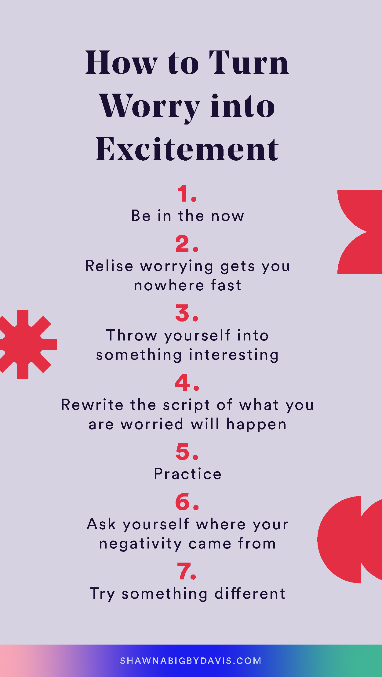 7 Ways to Turn Worry into Excitement about Getting Things Done - Shawna ...