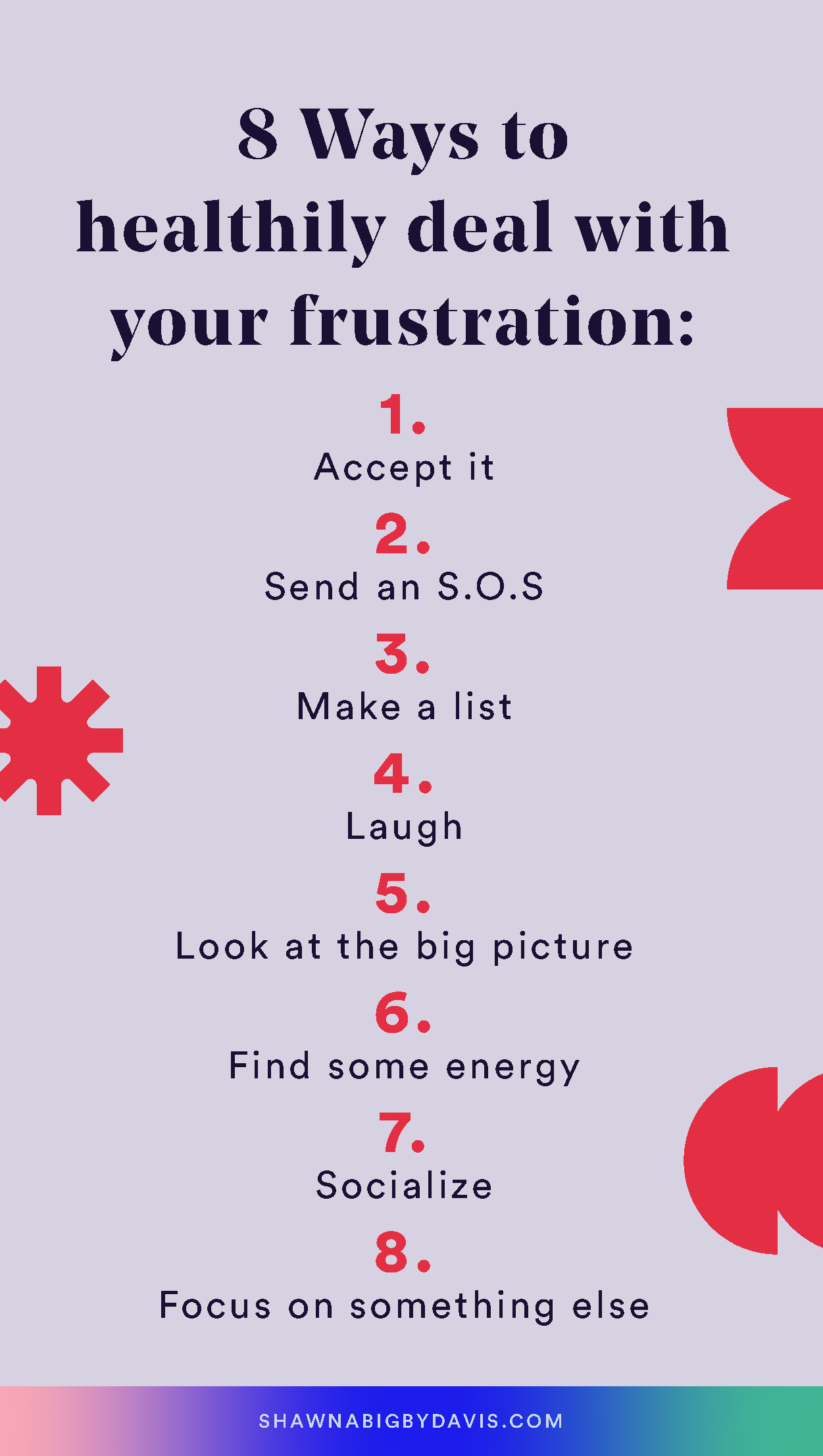 8 Tips for Handling Frustration in a Healthy Way - Shawna Bigby Davis