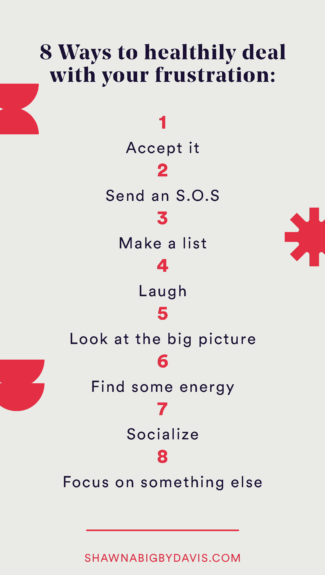 8 Tips for Handling Frustration in a Healthy Way - Shawna Bigby Davis