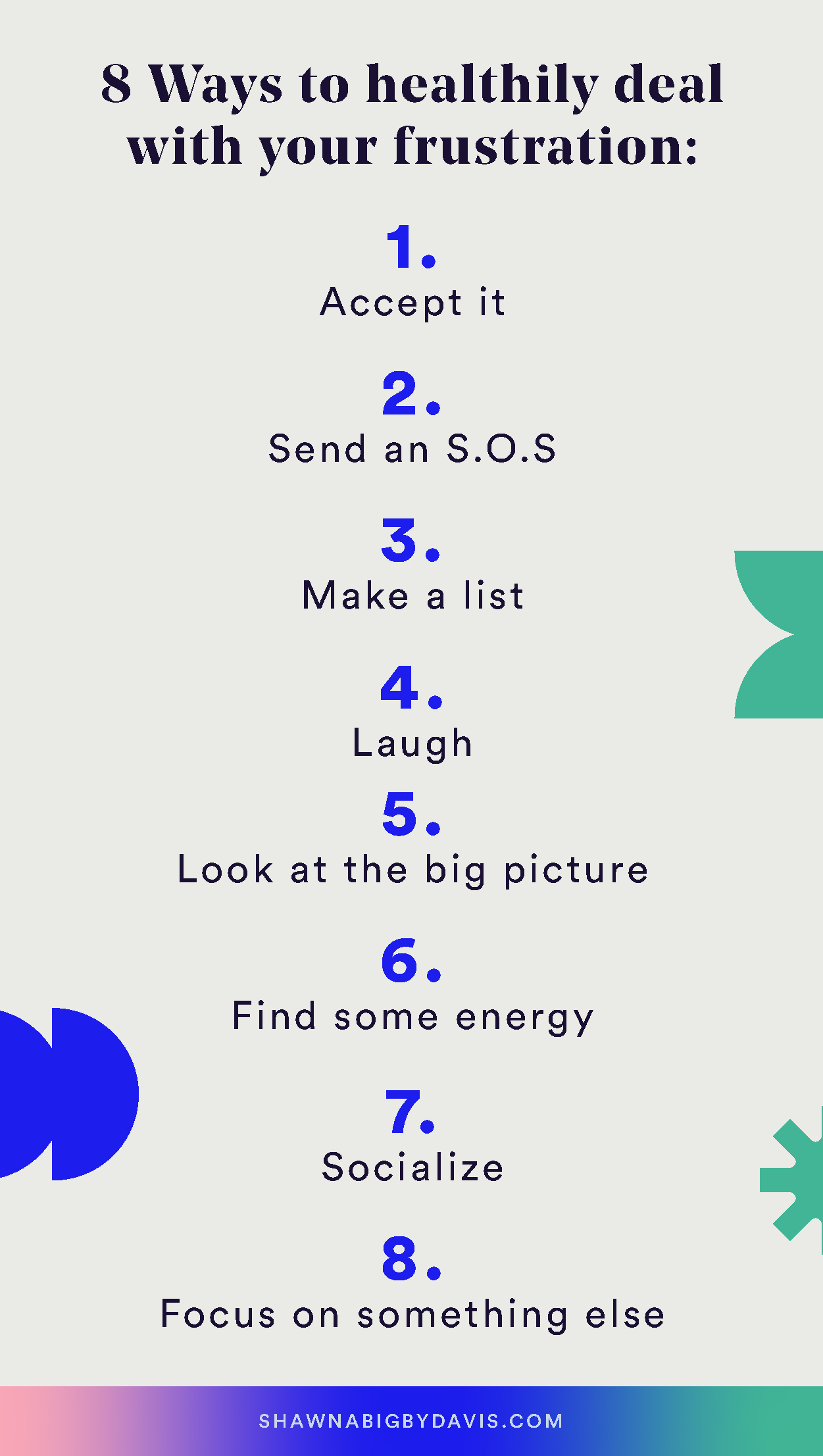 8 Tips for Handling Frustration in a Healthy Way - Shawna Bigby Davis